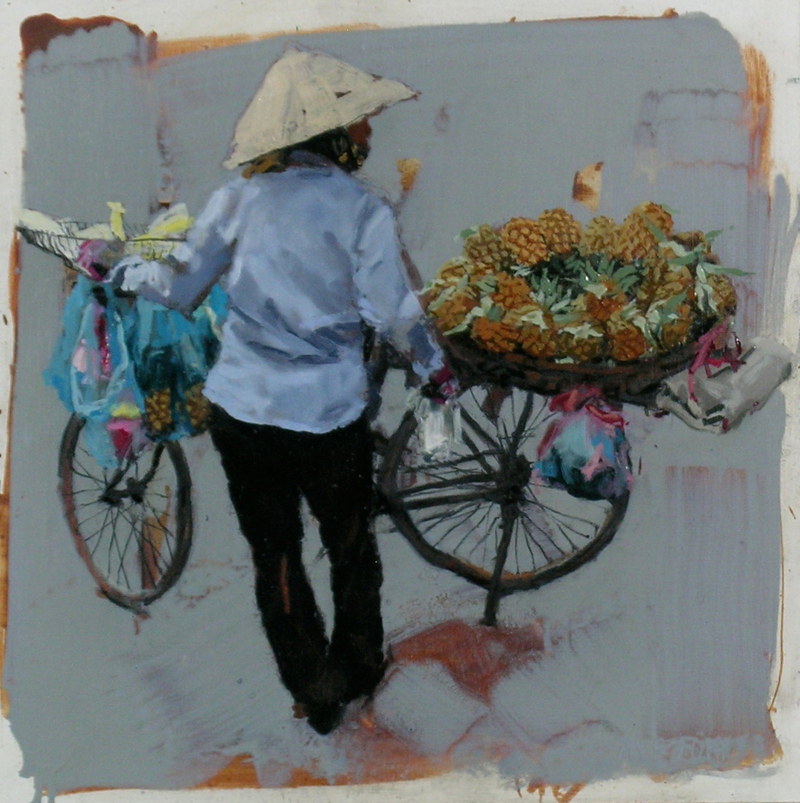 Trader, Vietnam III (sold) – Anna Pinkster Artist